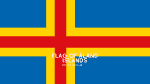 Flag Of Åland Islands | Isolated Traveller