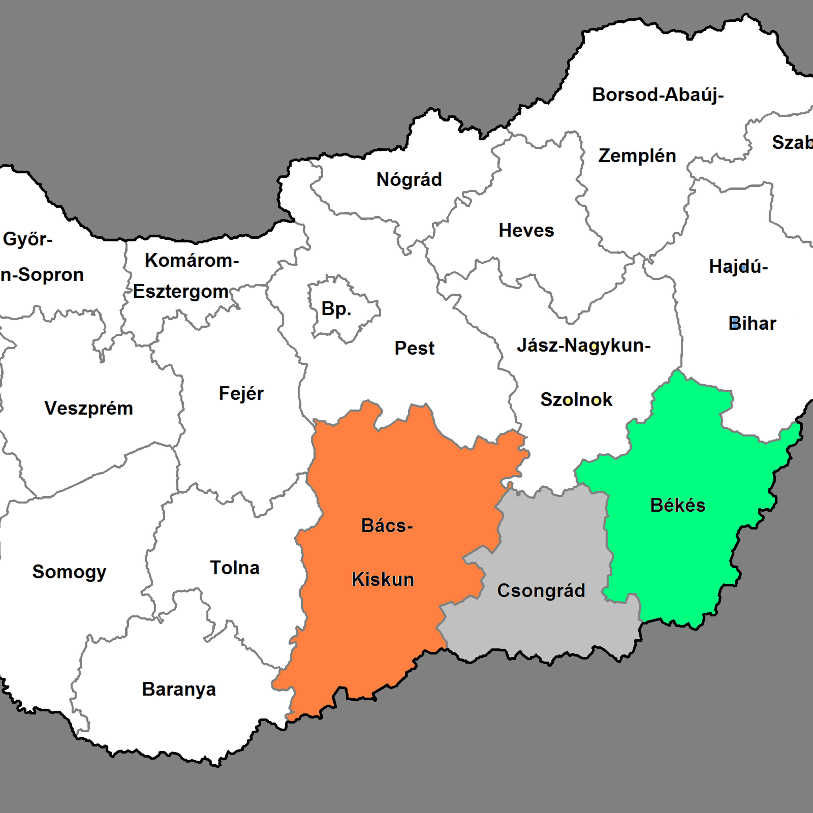 List Of Regions Of Hungary | Isolated Traveller