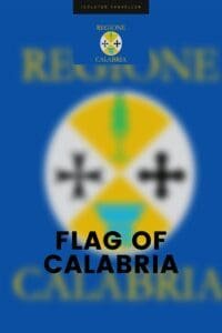 Flag Of Calabria | Isolated Traveller