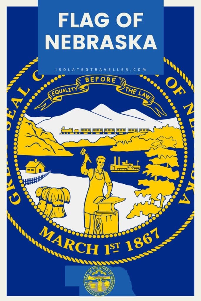 Flag Of Nebraska | Isolated Traveller