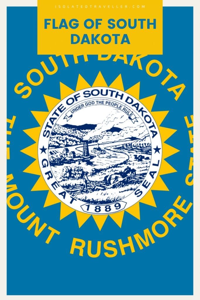Flag Of South Dakota | Isolated Traveller